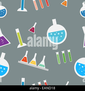 Seamless lab pattern in vector Stock Photo - Alamy