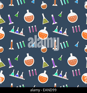Seamless lab pattern in vector Stock Photo - Alamy