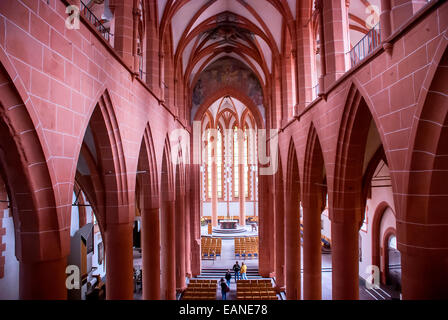 interior of the Heiliggeistkirche Church of the Holy Spirit in ...