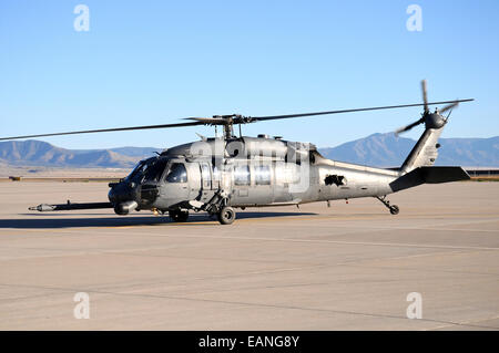 A U.S. Air Force HH-60G Pave Hawk helicopter assigned to the 1st ...
