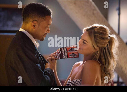 MARGOT ROBBIE, WILL SMITH, FOCUS, 2015 Stock Photo - Alamy