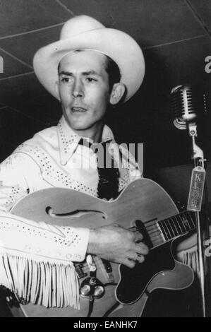 HANK WILLIAMS (1923-1953) US Country and Western musician. Photo ...