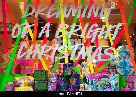 Blurred Christmas decorations in wholesale store. Blurry background ...