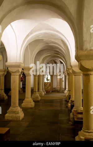 The crypt chapel, Worcester Cathedral, Worcestershire, UK Stock Photo ...