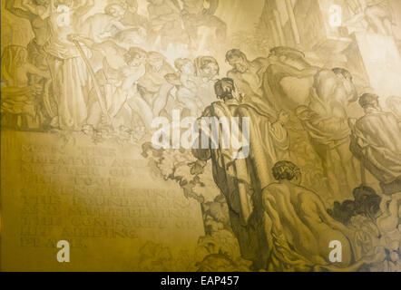 American Progress mural in Rockefeller center NYC Stock Photo - Alamy