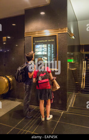 Rockefeller Center, Concourse, NYC, USA Stock Photo - Alamy