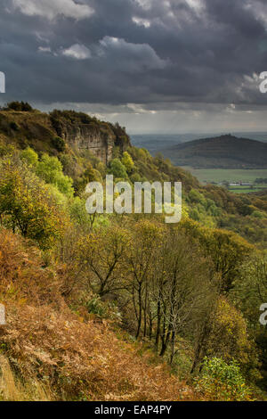 Whitestone Cliff Sutton Bank North Yorkshire Moors England Stock Photo ...