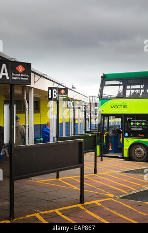 Bus station Ryde Isle of Wight England UK Mercedes Citaro single decker ...