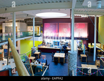 Cafe at at Rheged, Lake District attraction, near Penrith, Cumbria ...