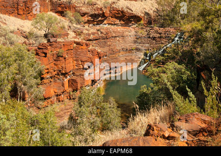 Fortescue falls Dales Gorge Karijini National Park Pilbara region ...