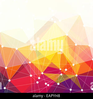 abstract mosaic decorative diagonal colorful lines and strips with ...