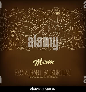 Restaurant menu design Stock Photo - Alamy