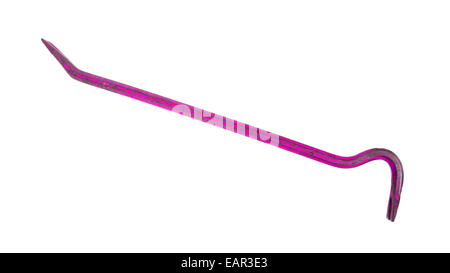 Old pink crowbar Stock Photo - Alamy