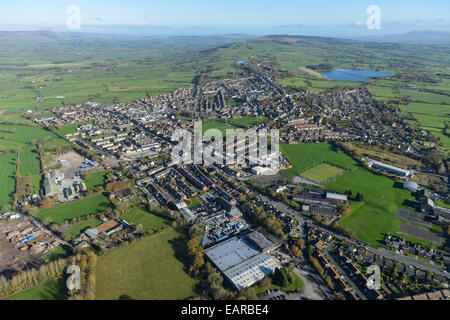 An aerial view of the Lancashire town of Longridge Stock Photo - Alamy