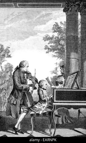 Wolfgang Amadeus Mozart. Sketch portrait. black and white. Vector Stock ...