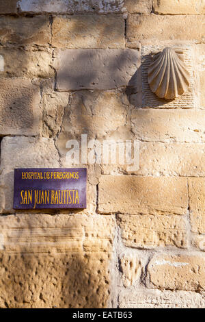 Spain, La Rioja, Grañón, village on the Camino Francés, Spanish route ...