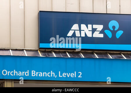 ANZ bank branch sign in Sydney,NSW,Australia, Australia and New Zealand bank Stock Photo - Alamy