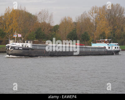 The Lady Anna, with ENI 02304150, is seen navigating the Amsterdam ...