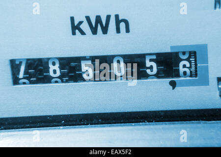 electricity meter background (kwh Stock Photo - Alamy