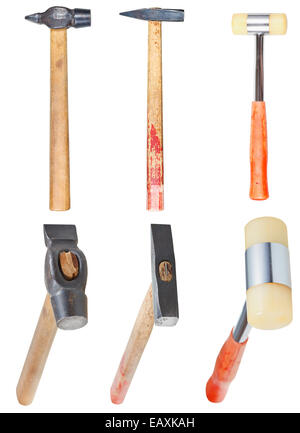 side view of Soft-faced Hammer isolated on white background Stock Photo ...