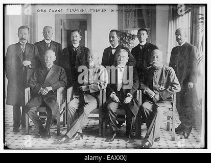 Japanese cabinet members, Photograph shows Baron Wakatsuki Reijiro ...