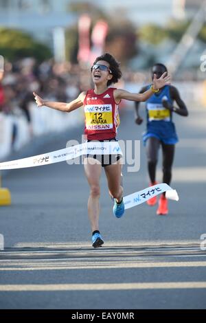 Yokohama, Kanagawa, Japan. 16th Nov, 2014. General view Marathon ...