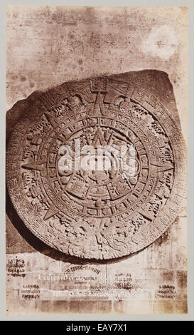 Aztec stone carving depicting god Tlaltecuhtli in the Templo Mayor ...