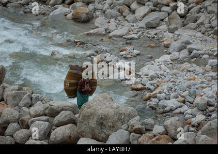 Himalayan Life Style Stock Photo - Alamy