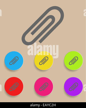 An image of a paperclip note set Stock Photo - Alamy