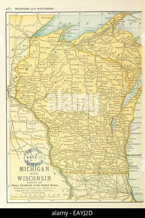 Midwest Region of the United States, political map. Midwestern United ...