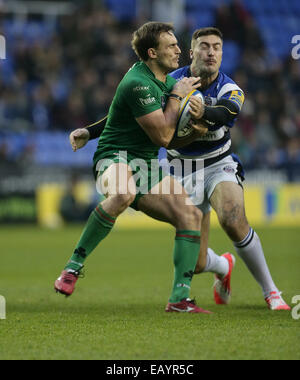 Reading, UK. 22nd Nov, 2014. Aviva Premiership. London Irish versus ...