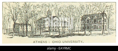 A 1891 illustration of *Ohio University* in Athens, Ohio, one of the ...