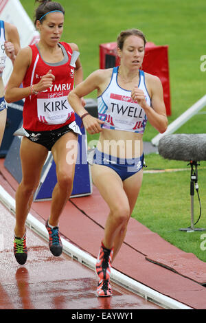 Stephanie TWELL of Scotland in the athletics in the womens 5000 metres ...