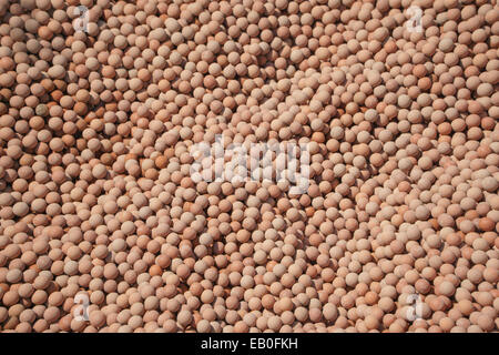 Closeup of ceramic balls called hydroball, brown Stock Photo - Alamy