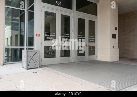 Newly constructed Lake County Courthouse Entrance Tavares Florida USA ...