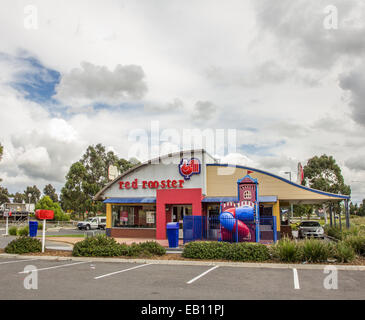 Red Rooster fast food restaurant Stock Photo - Alamy