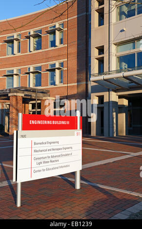 NC State University. Engineering building on The Oval on Centennial ...