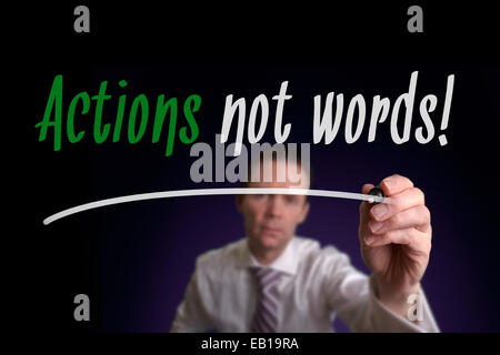 Businessman writing business conceptual words Stock Photo - Alamy