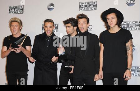 One Direction at the 42nd Annual American Music Awards held at Nokia ...