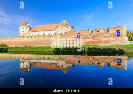 The castle of Fagaras in Romania Stock Photo - Alamy