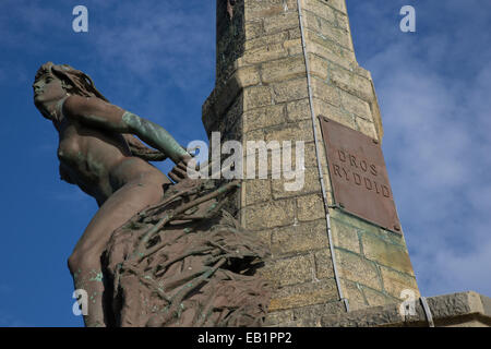 Aberystwyth War Memorial Stock Photo - Alamy