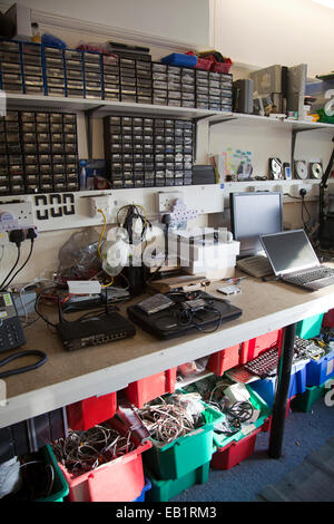 Computer Repairs Shop Interior - UK Stock Photo - Alamy