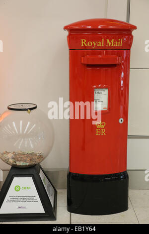 Inside a post box Stock Photo - Alamy