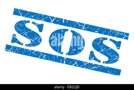 SIGNAL text on blue grungy rectangle stamp sign Stock Photo - Alamy