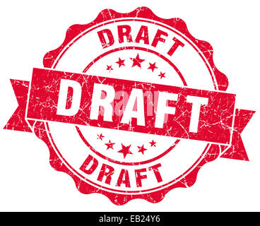 draft stamp sign. draft grunge rubber stamp on white background. flat ...