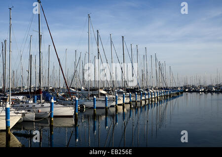 Ravenna, boats anchored at the pier Stock Photo - Alamy