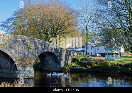 Two Bridges, Dartmoor, Devon Stock Photo - Alamy