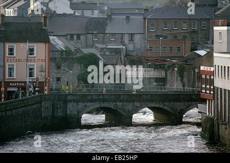 Bridge over the River Garavogue, Sligo City, Co Sligo, Ireland Stock ...