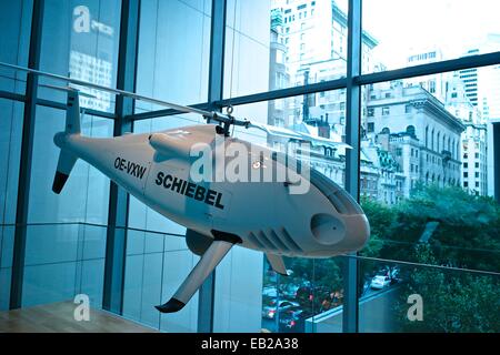 Schiebel Camcopter S-100 unmanned aerial vehicle (UAV) on display at ...