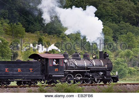 steam train side and top view isolated on white. 3d rendering Stock ...